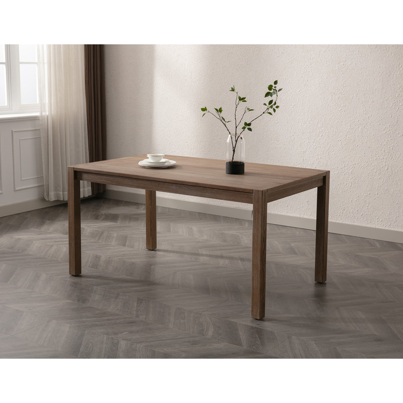 Latitude Run® Schautz Rectangular 59'' L x 35.5'' W Dining Table | Wayfair